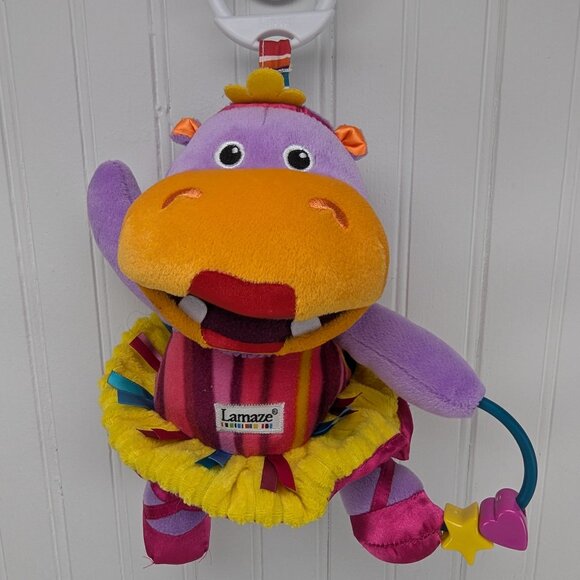 Lamaze | Toys | Lamaze Purple Hippo Plush Stuffed Animal 20 Hanging ...